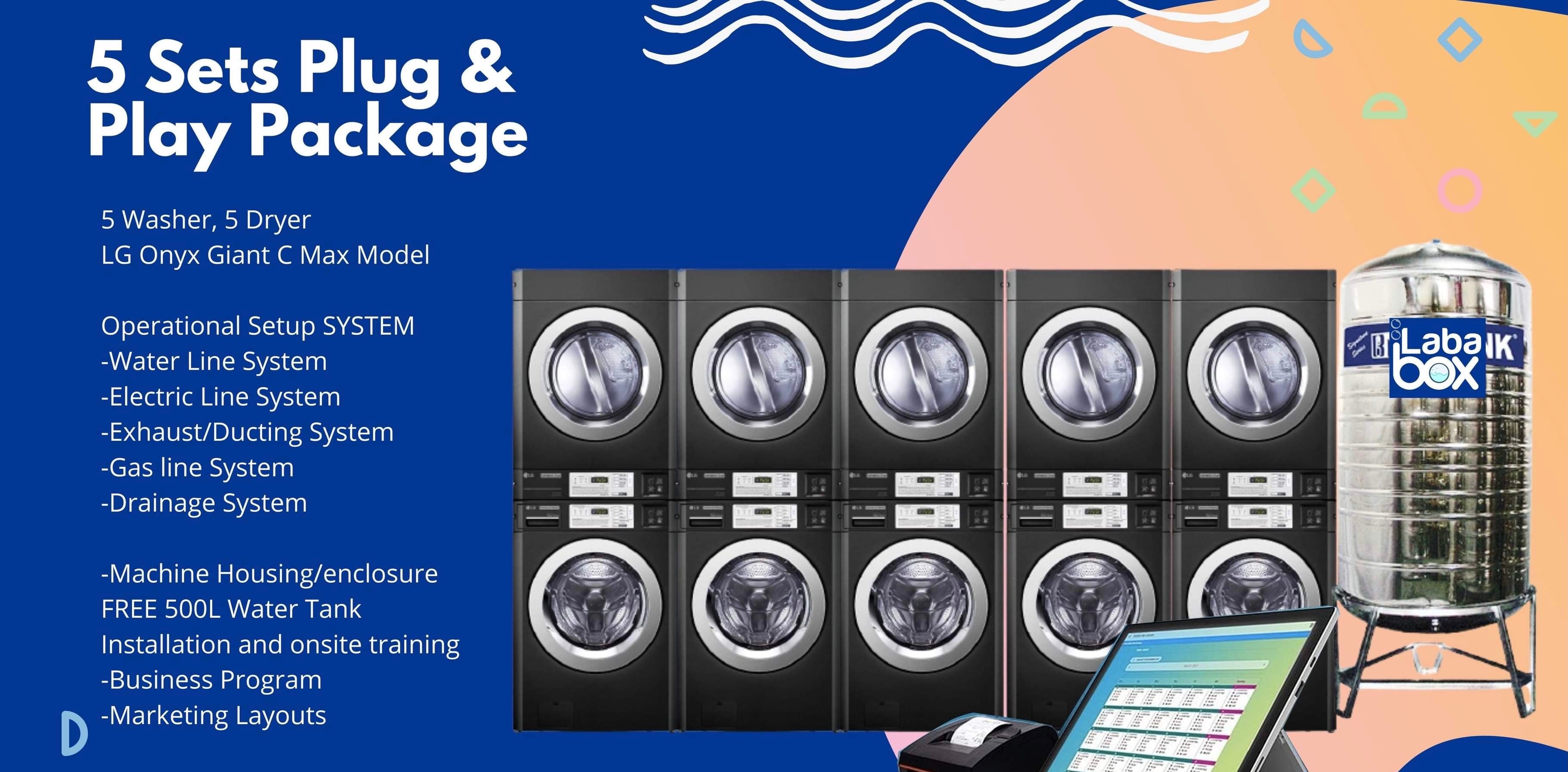Laundry Business Package - Automated 5 sets 50% – LabaBox Laundry Solutions